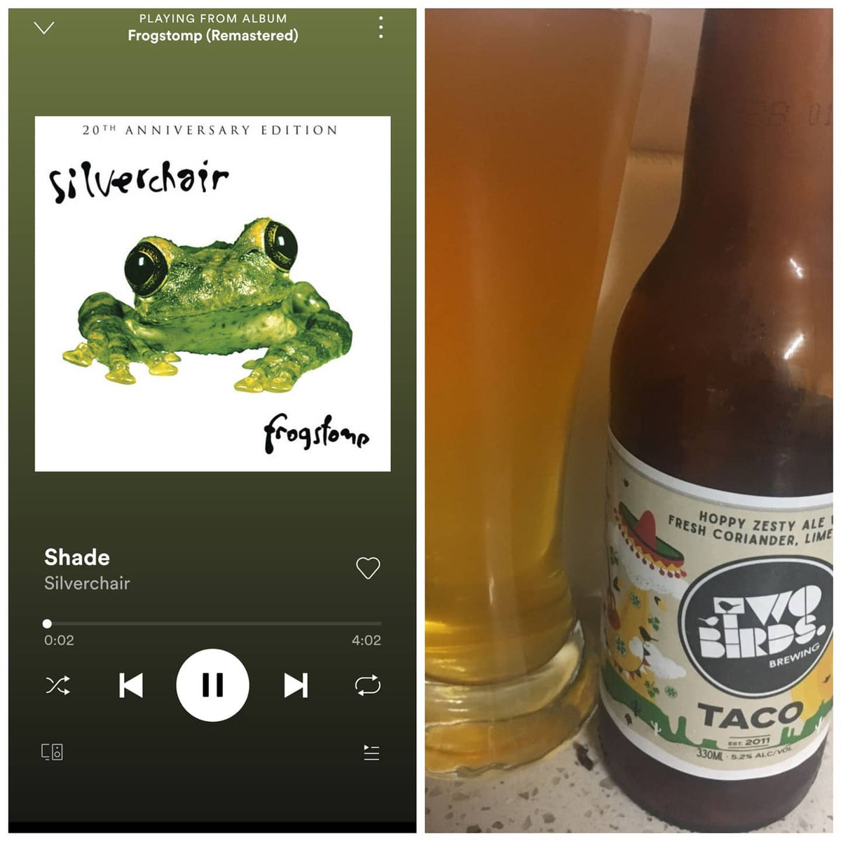 Two Birds Brewing Taco x Silver Chair - Frogstomp – 88 Bamboo