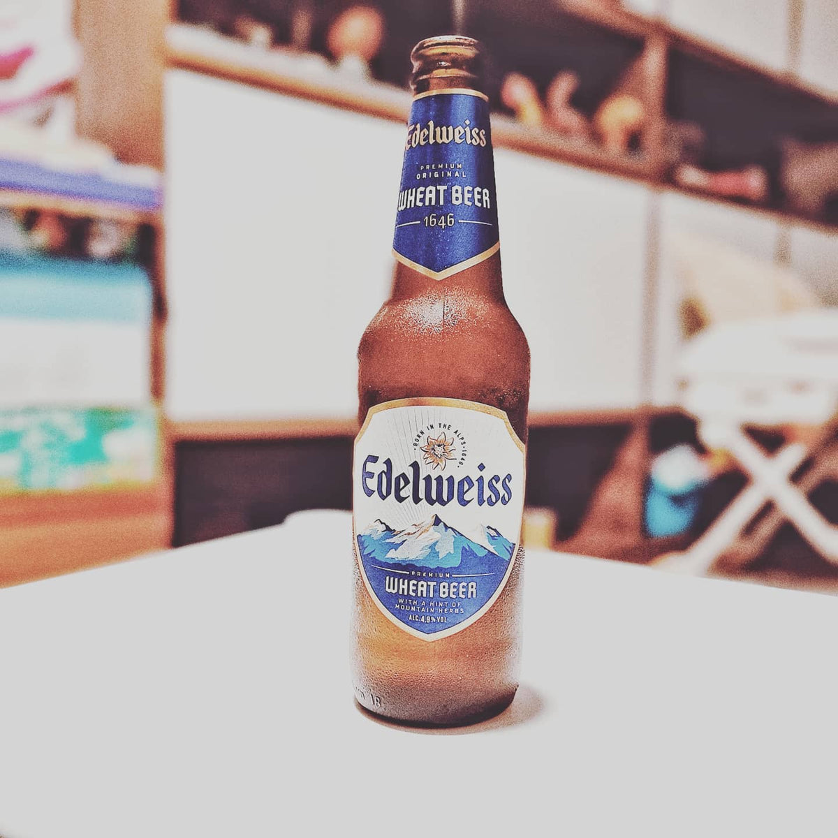 Edelweiss Wheat Beer, 4.9% ABV – 88 Bamboo