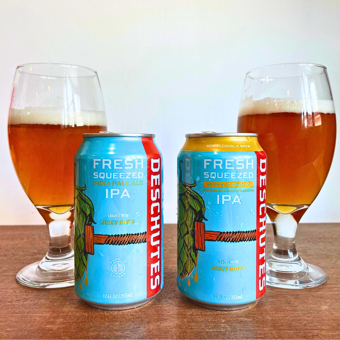ABV vs. Zero ABV Taste Test Showdown: Deschutes Fresh Squeezed IPA vs ...