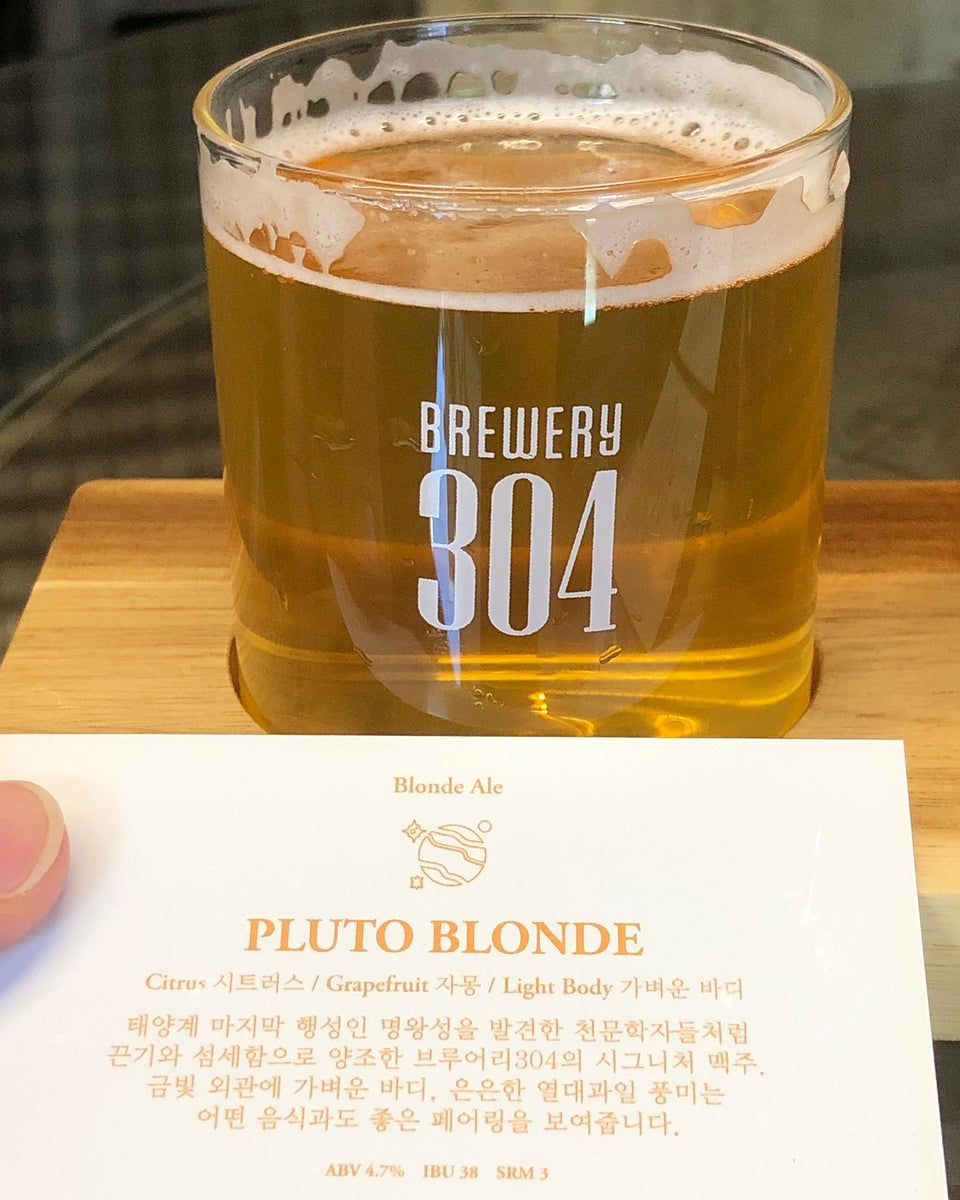 Pluto Blonde Ale 플루토 블론드 에일, Brewery 304 브루어리304 – 88 Bamboo
