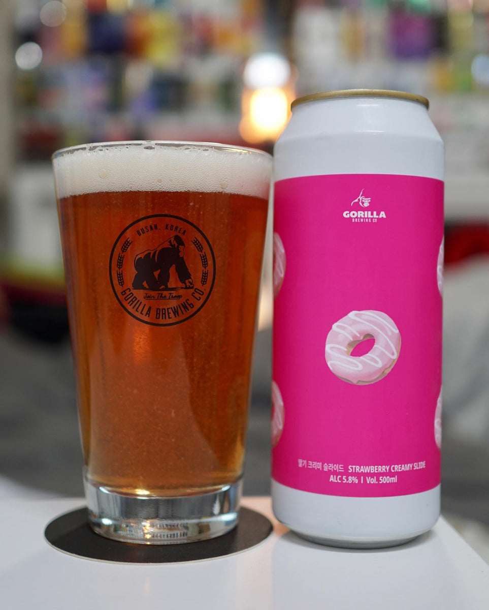 딸기 크리미 슬라이드 Strawberry Creamy Slide, IPA, Gorilla Brewing Company – 88 ...