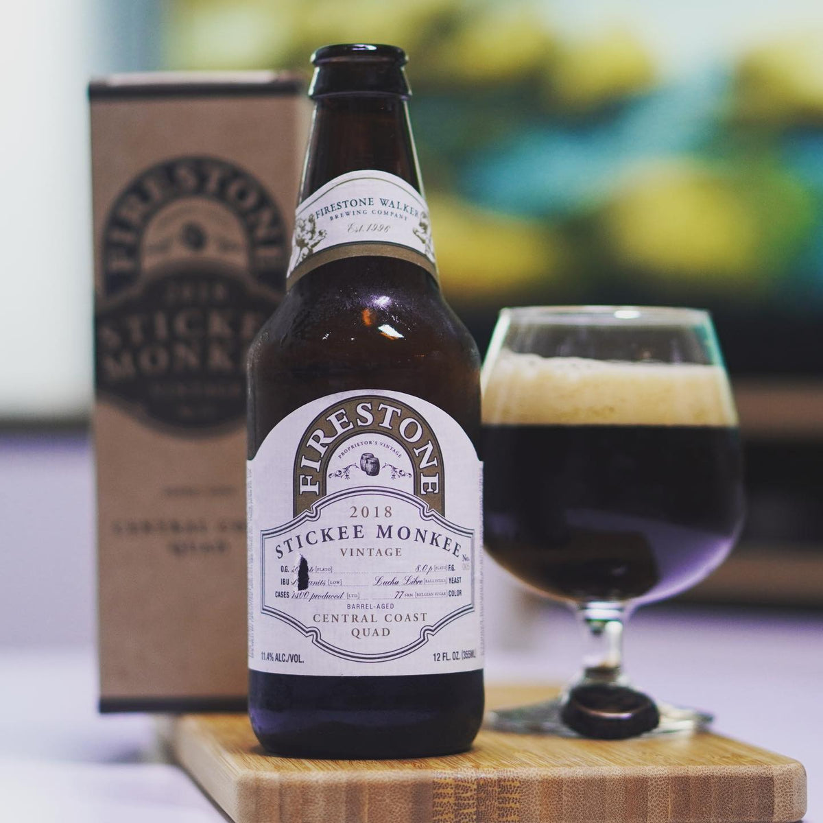 Stickee Monkee (2018), Strong Ale, Firestone Walker Brewing Company ...