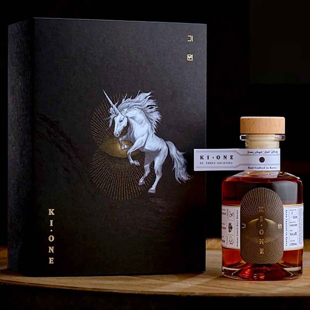 Korean Distillery Three Societies's 2nd Release: Ki One Unicorn Single ...
