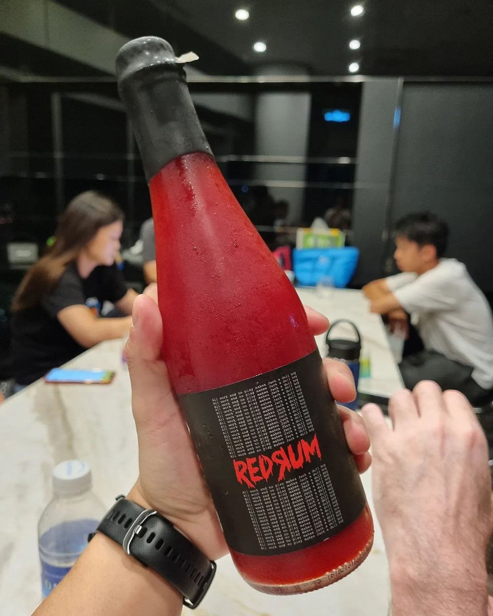 Rum Barrel Aged Redrum, Sour, Corporate Ladder Brewing Company – 88 Bamboo