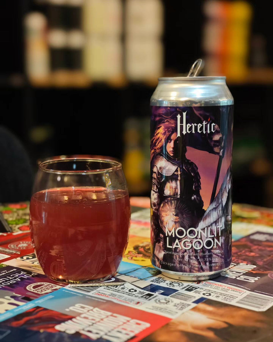 Moonlit Lagoon, Aged Sour Ale with Blueberry & Acai, Heretic Brewing C ...