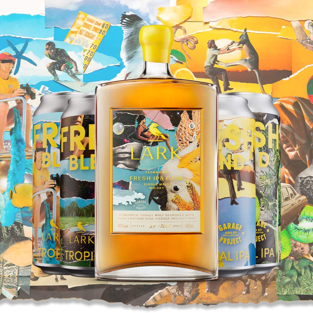 When World's Collide: Lark Distillery x Garage Project Creates IPA Cas ...
