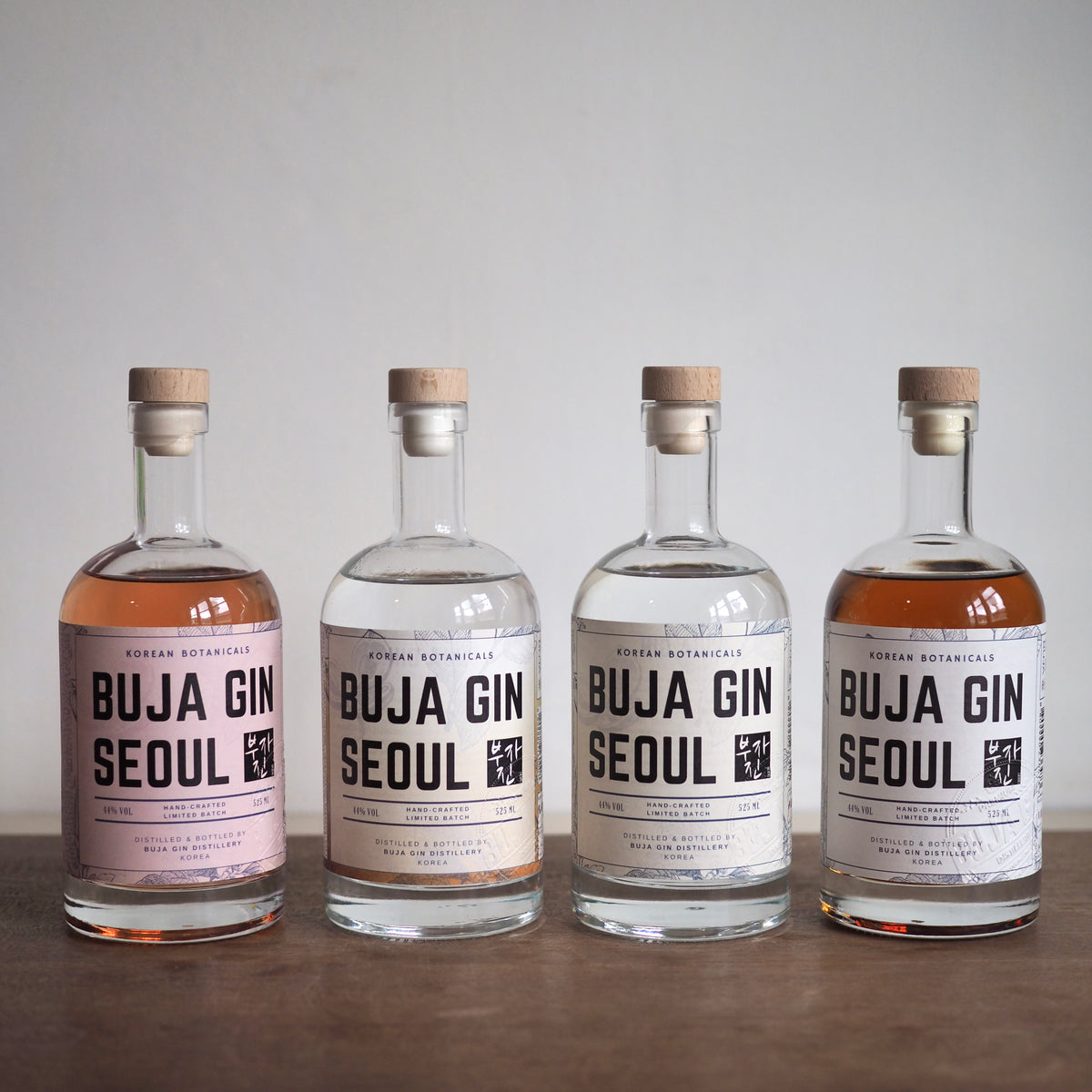Tasting Four Buja Gins: Buja Gin, Omija Gin, Oak Aged Gin, Doongulae G ...