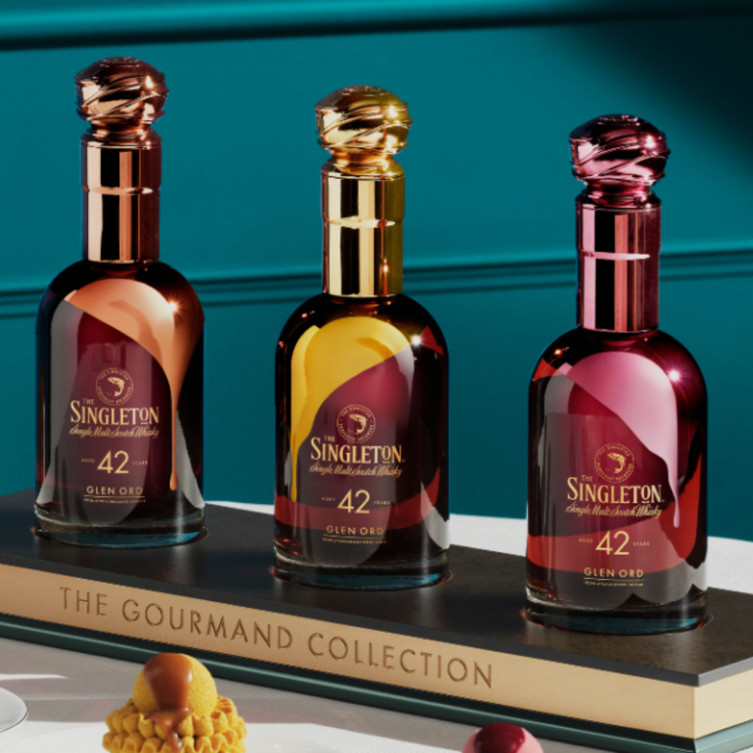 Singleton's Trio Of 42 Year Old Gourmand Collection Scotch Comes Paire ...
