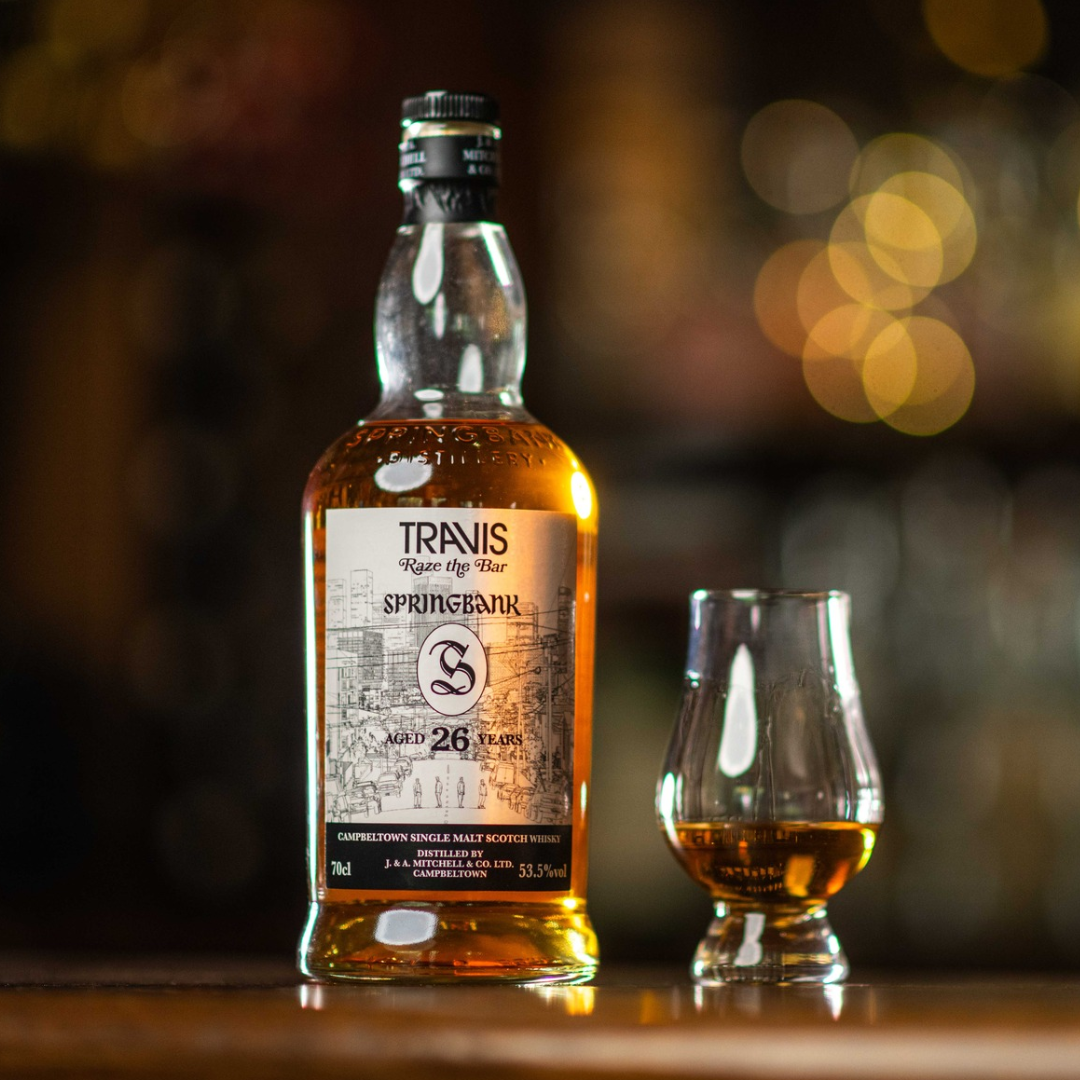Springbank Collaborates With Scottish Rock Band Travis On 26 Year Old ...