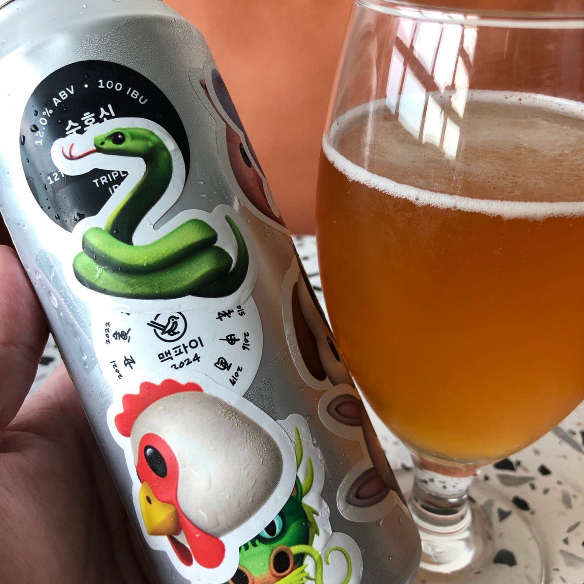 12th Birthday Beer Triple IPA, Magpie Brewing (맥파이 브루잉 컴퍼니의), 12% ABV ...