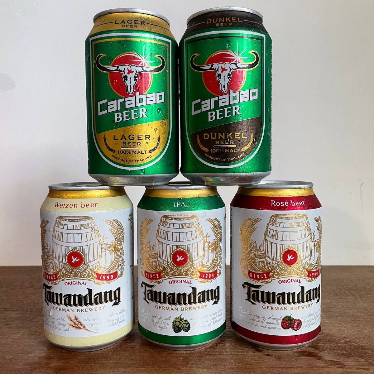 Taste Testing Every Carabao & Tawandang Beer: Carabao Lager & Carabao ...