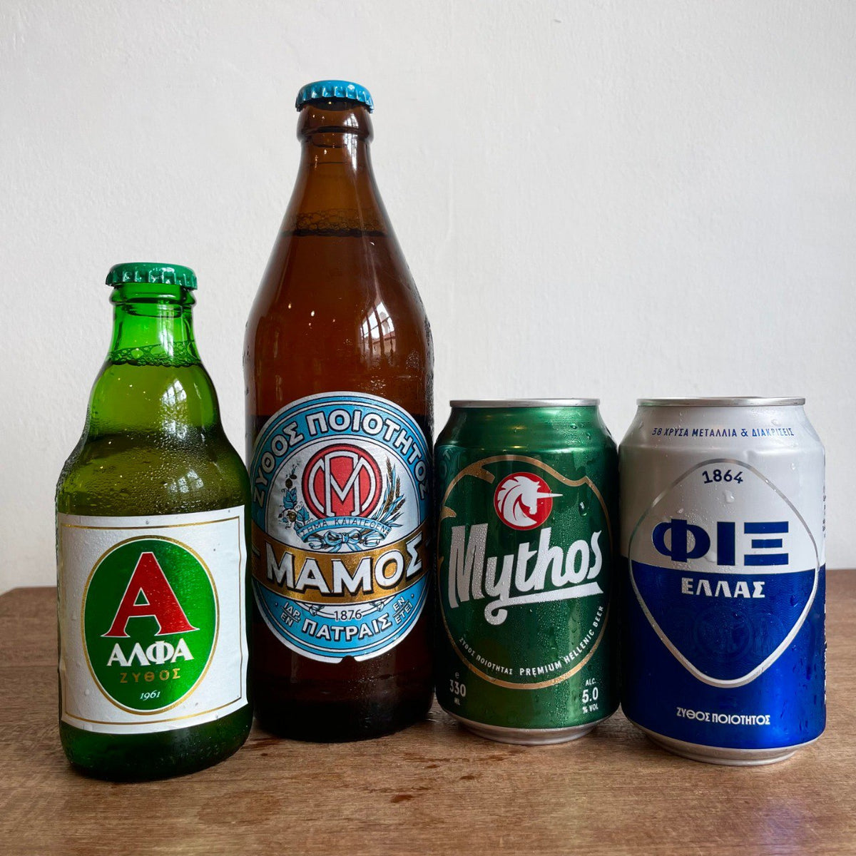 Greece's Four Biggest Beers Tasted & Ranked: Mythos, Alfa, Fix Hellas ...
