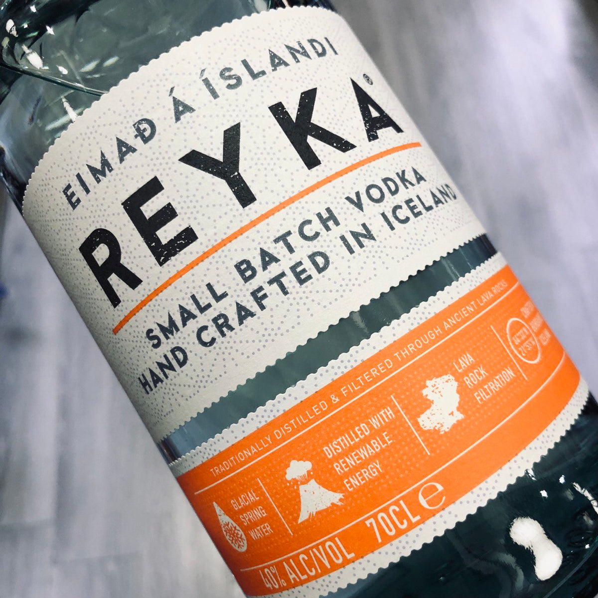 Reyka Vodka, 40% ABV: The Icelandic Small Batch Vodka Filtered Through ...
