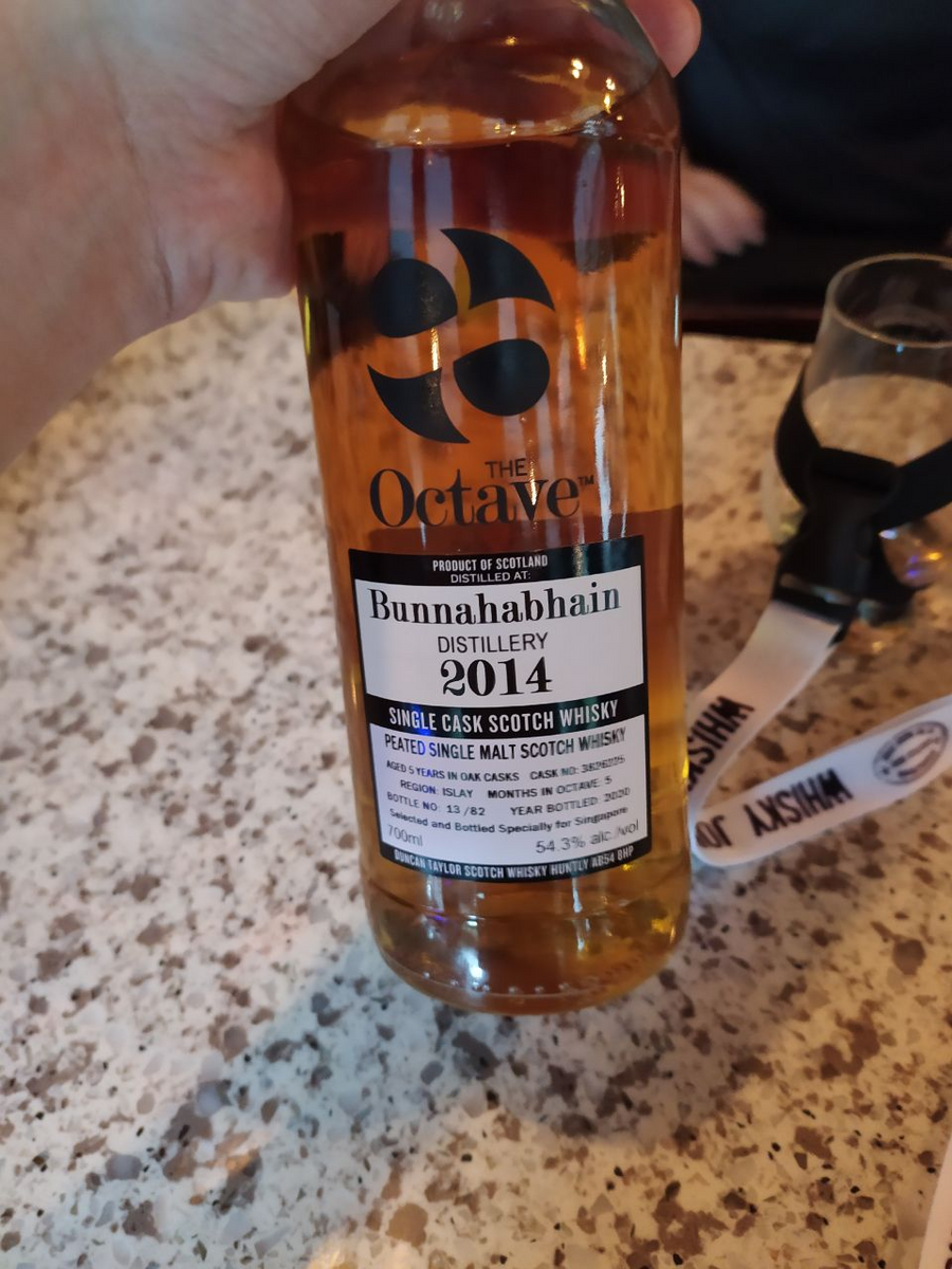 Bunnahabhain 2014, 5 Year Old, Duncan Taylor Octave (Singapore Exclusi ...