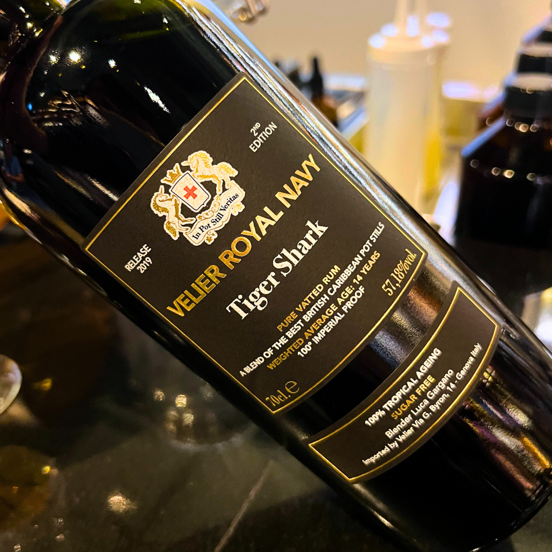Velier Royal Navy Rum, 2nd Edition - Tiger Shark, 57.18% ABV – 88 Bamboo