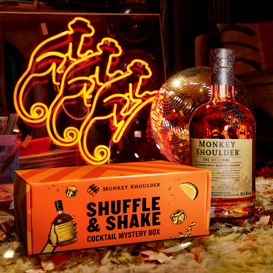 What's Inside Monkey Shoulder's "Shuffle & Shake" Cocktail Mystery Box ...